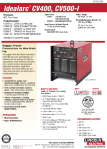 Lincoln CV-400/LF-74 Ready-Pak, Pro Gun – K2496-2 | Millerwelds