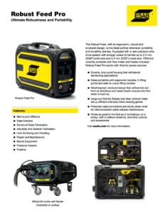 ESAB Robust Feed Pro Offshore Wire Feeder, Tweco – 0445800885 | Millerwelds