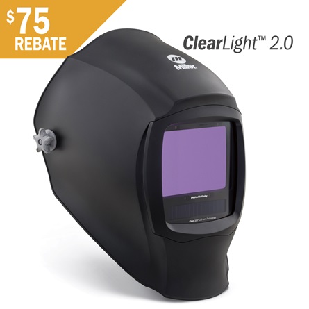 Miller Digital Infinity Welding Helmet w/ ClearLight 2.0 Lens, Black ...