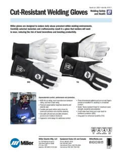 Miller Cut-Resistant MIG Welding Gloves | Millerwelds