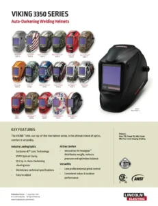 Lincoln Viking 3350 4C Born to Weld 4th Gen Welding Helmet – K3616-4 ...
