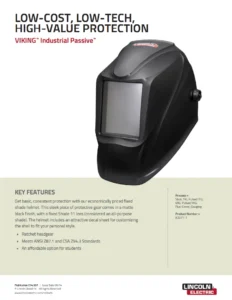 Lincoln Passive Fixed Shade 11 Welding Helmet – K3371-1 | Millerwelds